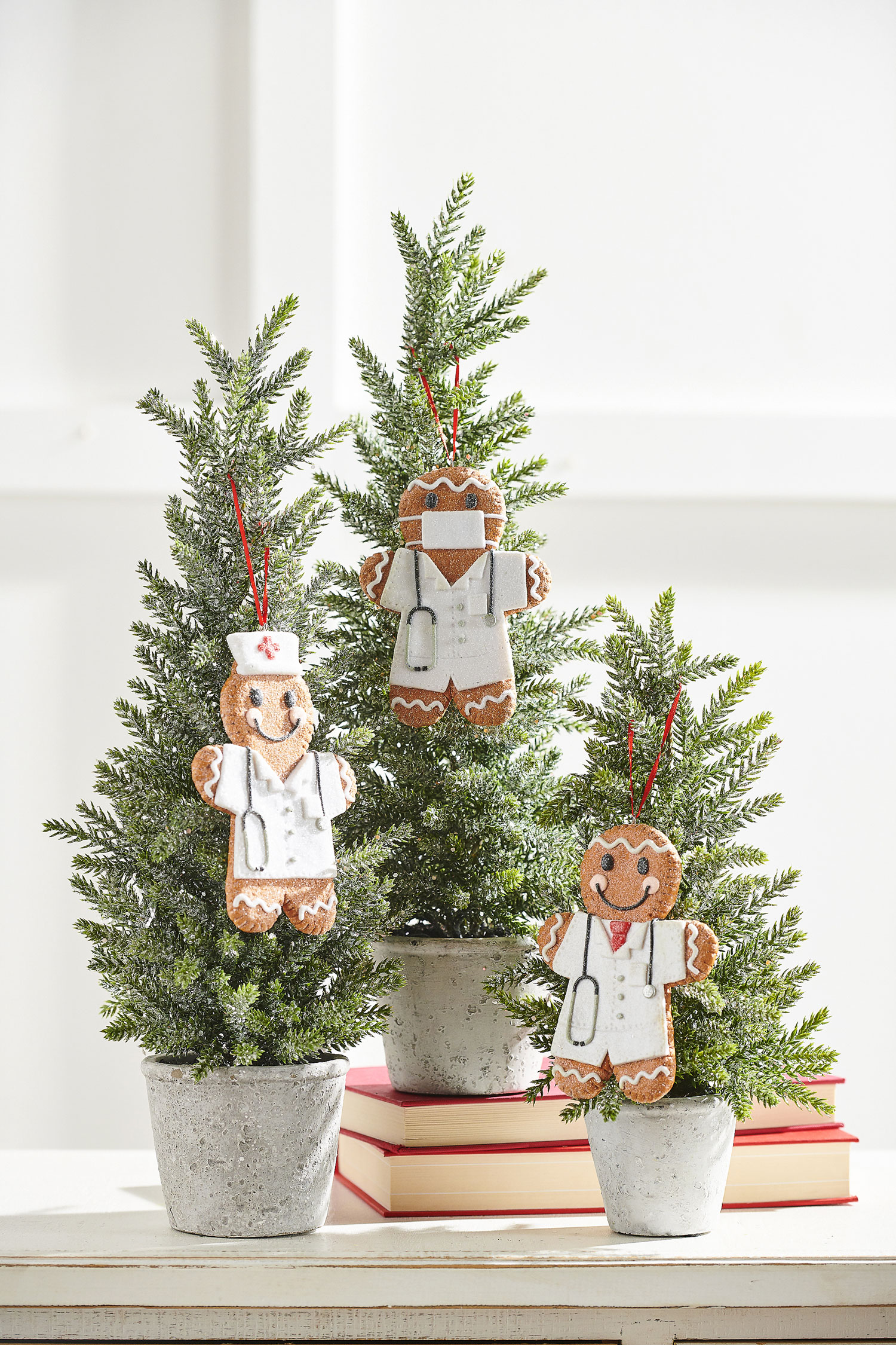 Gingerbread Ornaments Healthcare Heroes Collection (Set of 3)