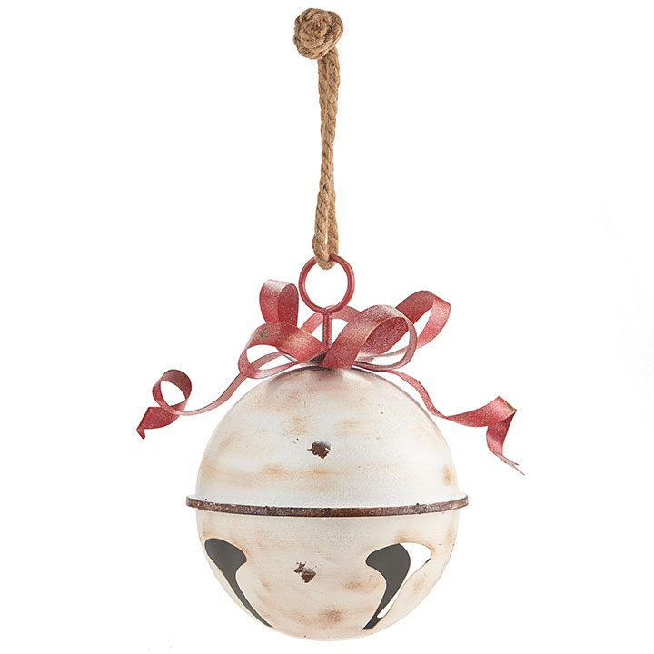 Metal Hanging Jingle Bell Ornament - 13.75 Inch