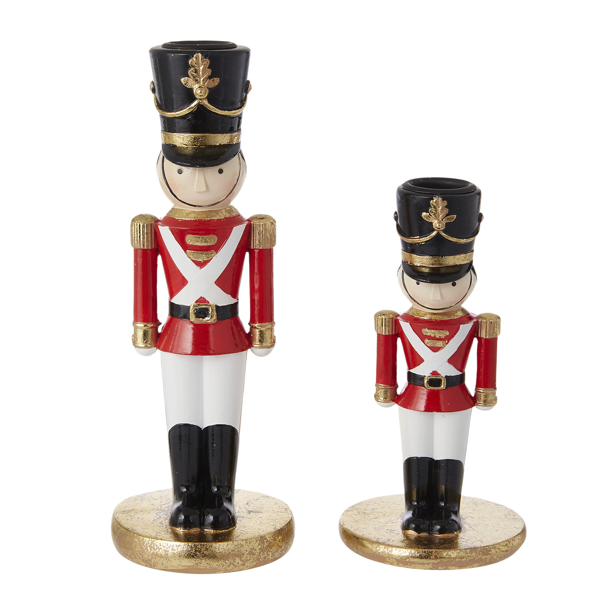 Nutcracker Taper Candlestick Holders - Set of 2 From RAZ