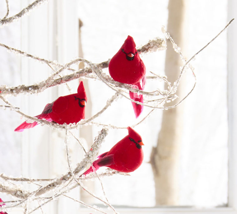 Red Cardinal Christmas Decorations
