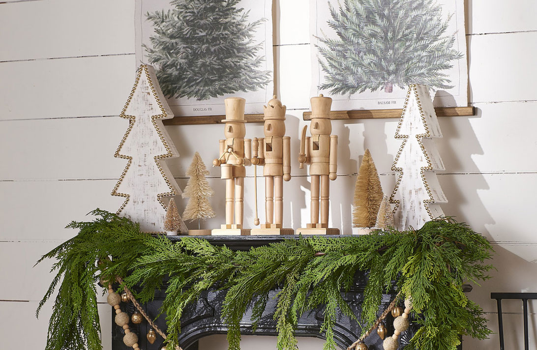15.5 Inch Tall Wooden Nutcracker Figurines - Set of 3 Assorted