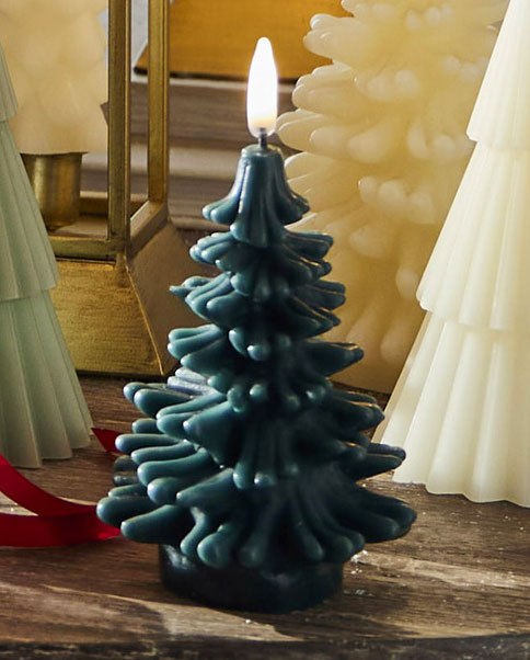 Green Christmas Tree Candles Pine Tree Candle Gift Box NZ – Big