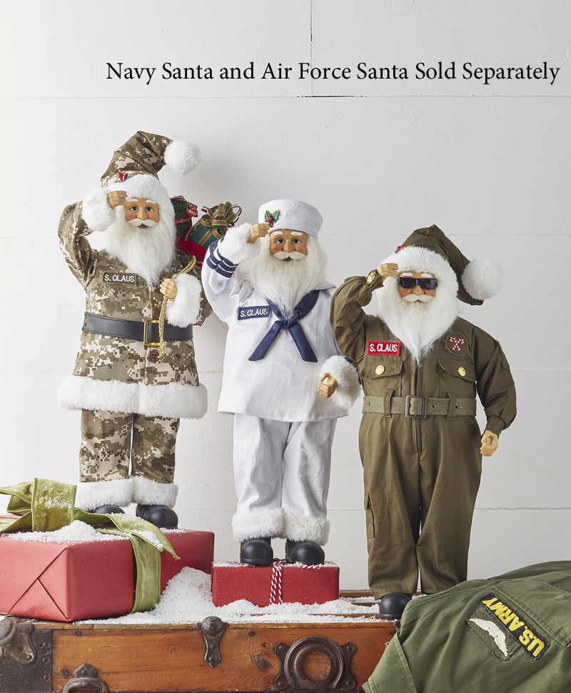 Army Santa Healthcare Hero - 18 Inch