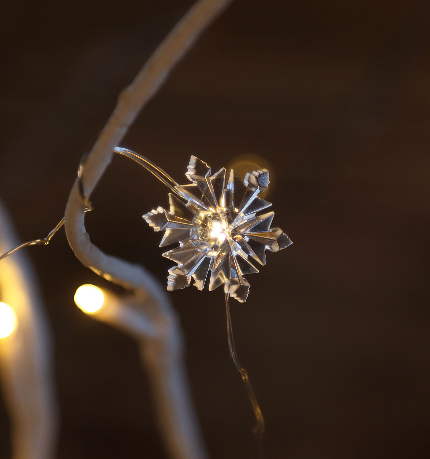 2 Pack Snowflake Christmas String Lights - 6 Hour Timer