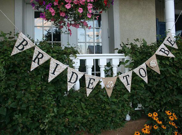 Triangle Jute Banner 12 Piece Pack - 8 x 10 Inch