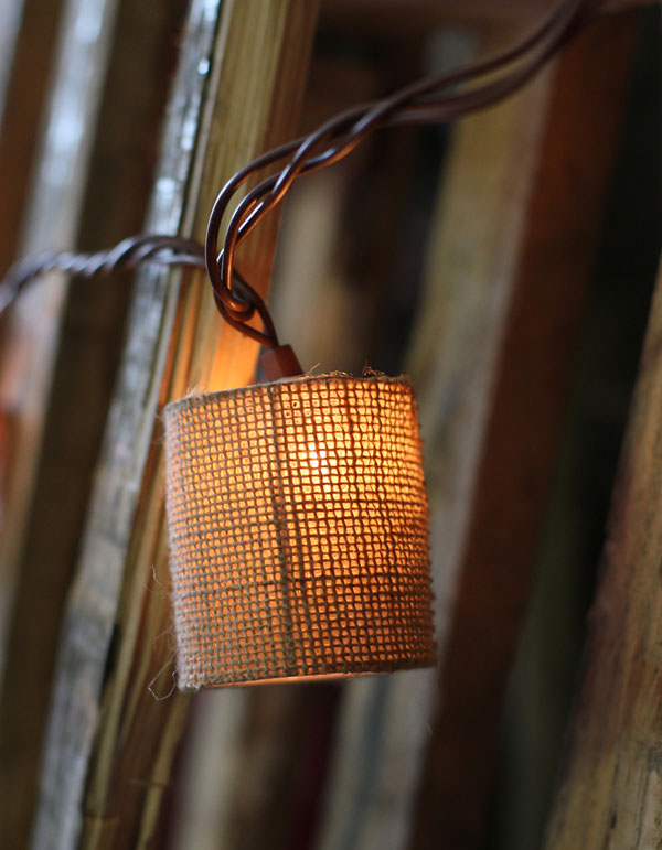 Outdoor String Lights: Battery Operated Candles