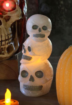 Skull Candle Red Skull Candle – The Whitby Candle Co